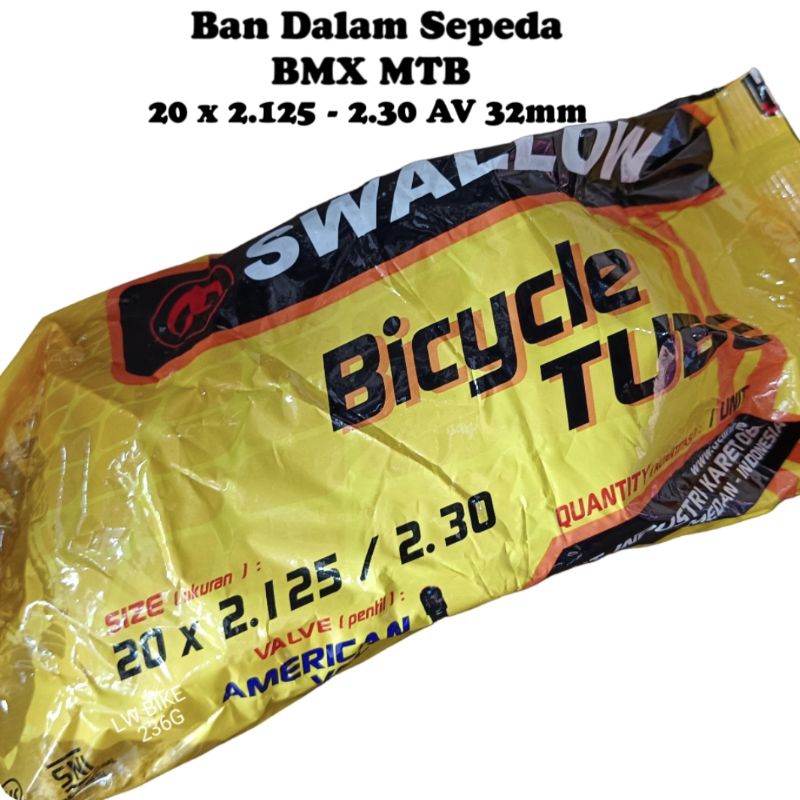 Jual Ban Dalam Sepeda BMX MTB 20 x 2.125 - 2.30 AV Swallow | Shopee Indonesia