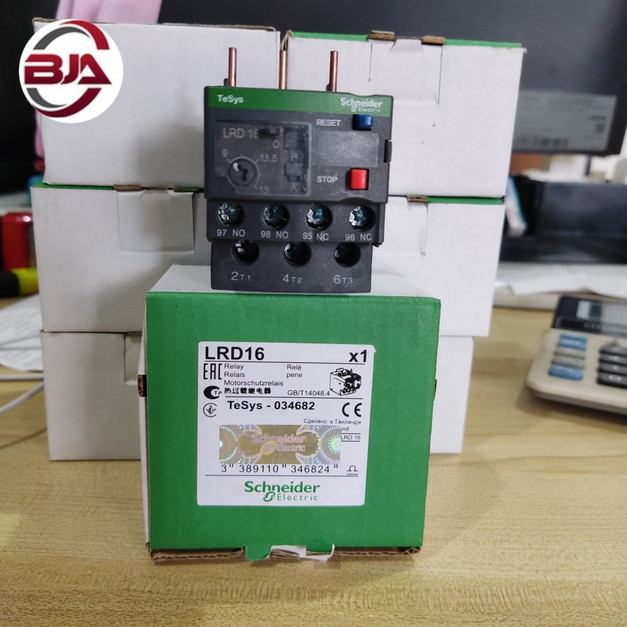 Jual Thermal Overload Relay Schneider TOR LRD16 9A-13A LRD 16 | Shopee ...