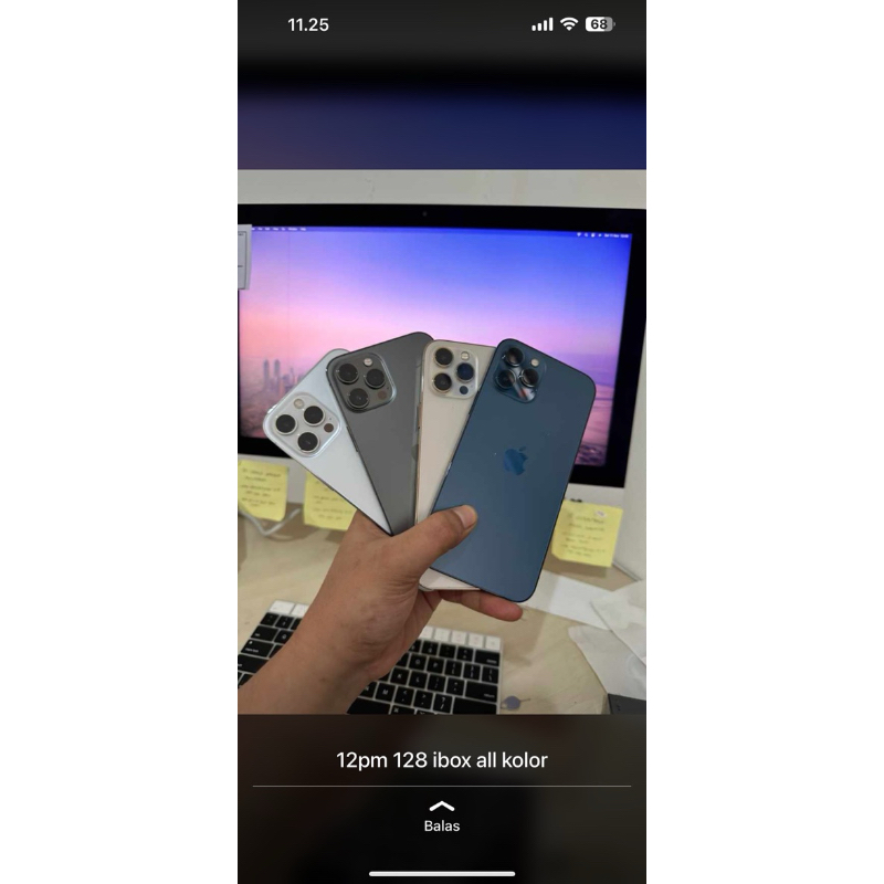 Jual iPhone 12 pro max 5G Garansi IBOX - 128GB || Fullset Original ...