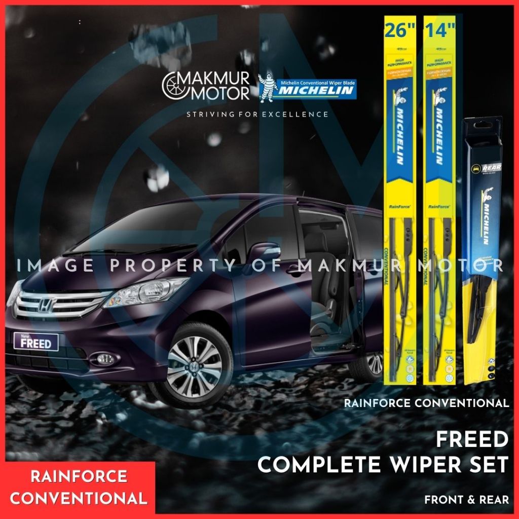 Jual BUNDLING MICHELIN RAINFORCE CONVENTIONAL & RAINFORCE REAR - FREED ...