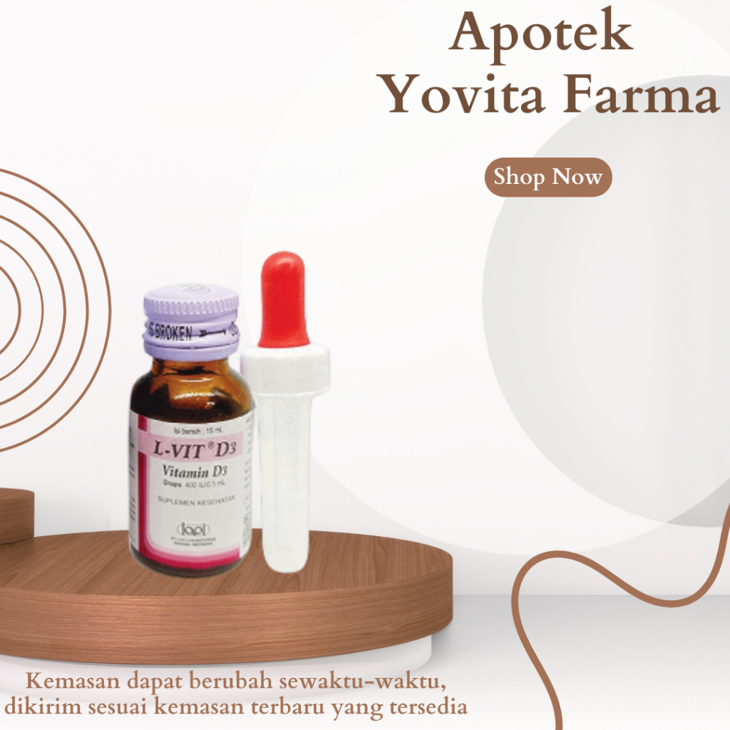 Jual L-Vit D3 400 IU/0.5 mL Drop 15 mL Vitamin D3 | Shopee Indonesia