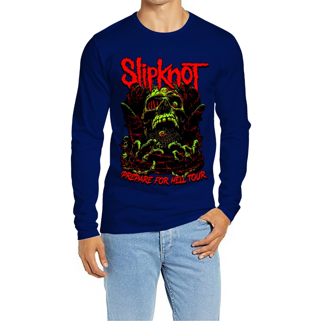 Jual ALPHA - KAOS LENGAN PANJANG JUMBO GAMBAR SLIPKNOT PREPARE FOR HELL ...