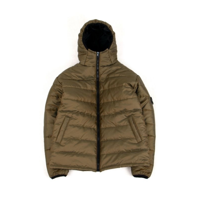 Jual Puffer Jaket Army Bunglon Gold Hijau Pria parasut Jackets & Coats ...