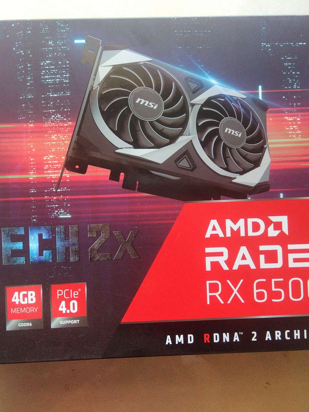 Jual VGA MSI RX 6500 XT MECH 2X 4G OC bukan gtx 1660 ti | Shopee Indonesia