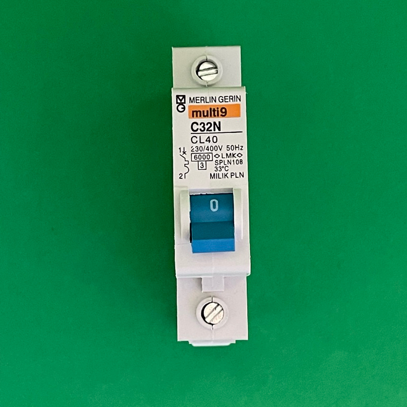 Jual MCB Merlin Gerin Biru 40A MG Multi9 40 Ampere CL40 | Shopee Indonesia