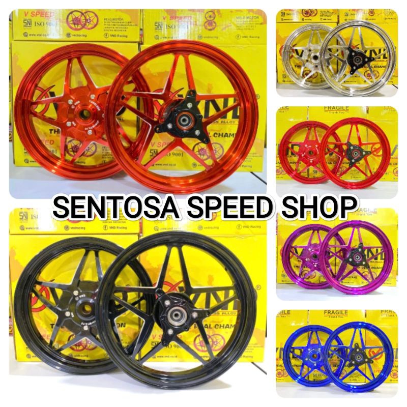 Jual VND VELG V SPEED V1 F: 1.85x14 R: 2.15x14 Aerox 155/New Aerox 155 | Shopee Indonesia