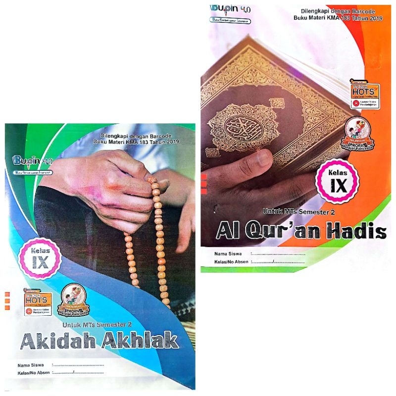 Jual LKS SMP MTS KELAS 9 AKIDAH AKHLAH AL QURAN HADIST KMA 183 TAHUN 2019 SEMESTER 2 | BUPIN ...