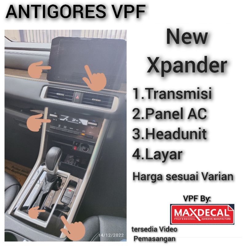 Jual Sticker VPF mitsubishi New Xpander cross ultimate Bening ...