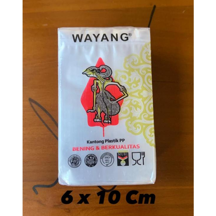 Jual PLASTIK PP WAYANG 30 Mic UKURAN 6 x 10 Cm / PP WAYANG / PLASTIK ...