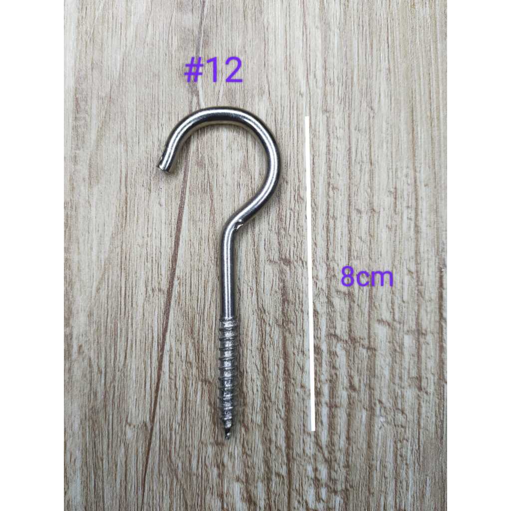 Jual Skrup ? No 12 Panjang 8 Cm Sekrup Gantungan Buka Model Tanda Tanya ...