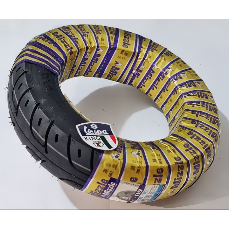 Jual ban luar vespa tubeless mizzle M09 ukuran 350.10 ban ring 10 tubeless racing vespa | Shopee ...