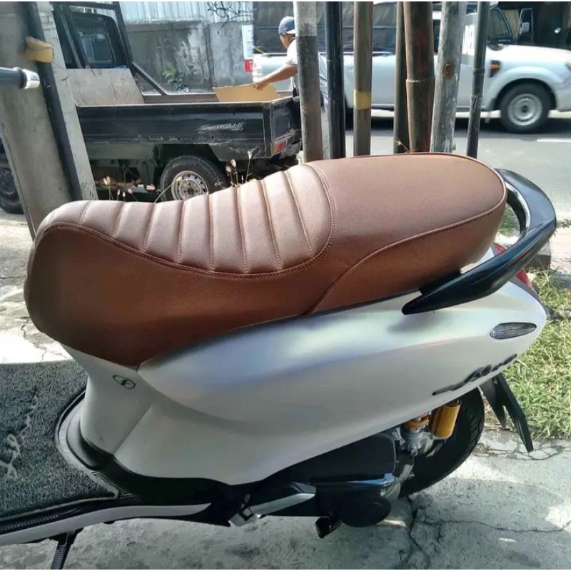 Jual sarung jok filano modif caferacer garis | Shopee Indonesia