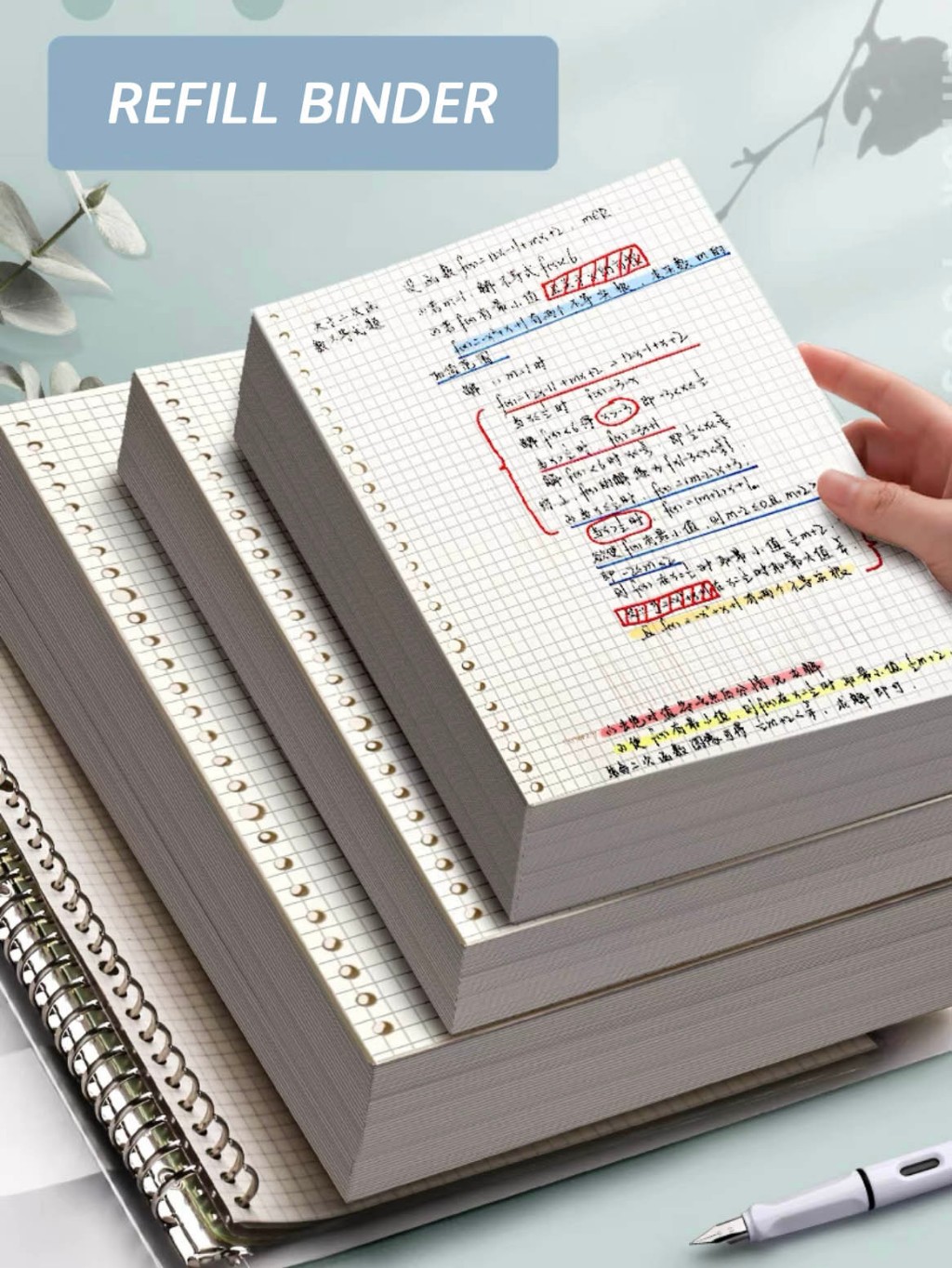 Jual 60 Lembar Isi Binder REFILL BINDER A5 B5 / Buku Binder Spiral ...