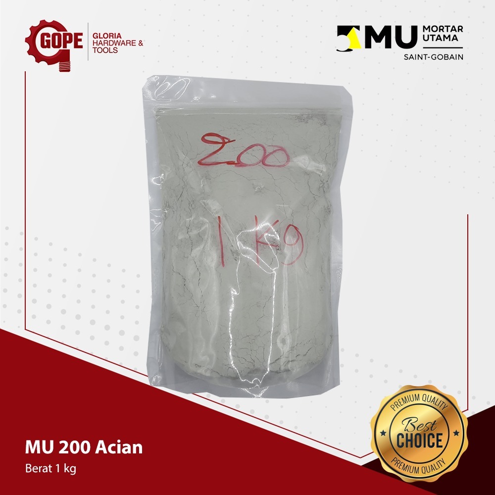 Jual Mu 200 Semen Instant Untuk Acian Kemasan 1 Kg | Shopee Indonesia