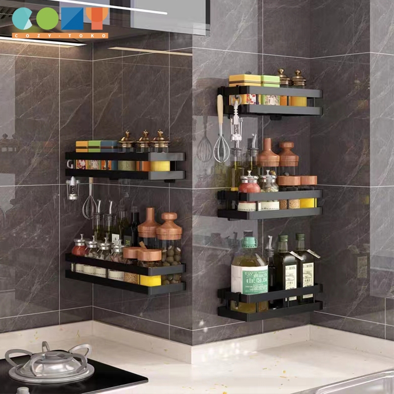 Jual COZY_Toko Rak Bumbu Gantung Dinding Rak Kitchen Bumbu Dinding ...