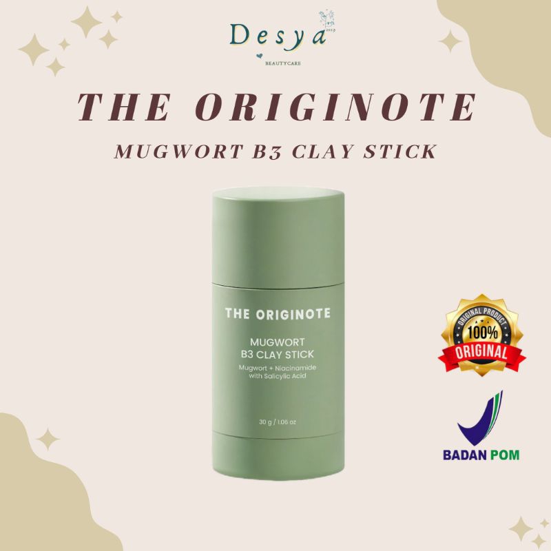 Jual [READY] THE ORIGINOTE MUGWORT B3 CLAY STICK MASK 40gram | MASKER ...