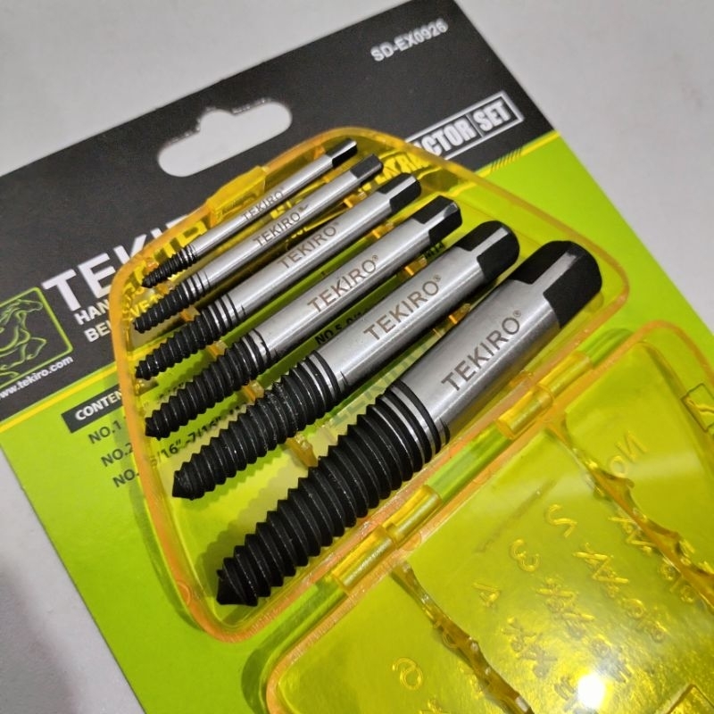 Jual TAP BALIK TEKIRO 6PCS || SCREW EXTRACTOR SET 6PCS TEKIRO | Shopee ...