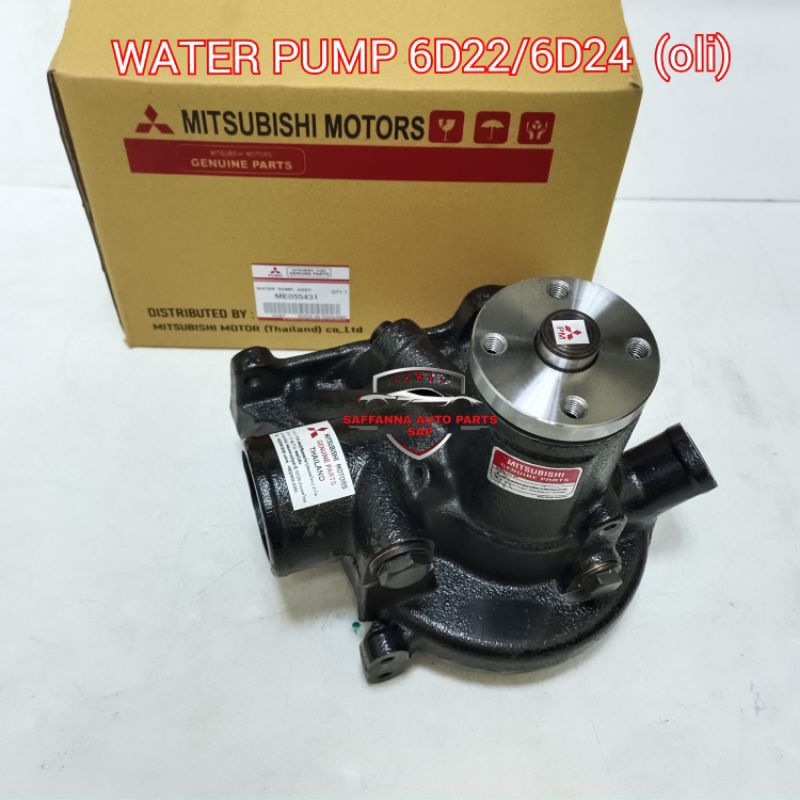 Jual WATER PUMP POMPA AIR MITSUBISHI FUSO 6D22 JALAN OLI OEM BERGARANSI ...