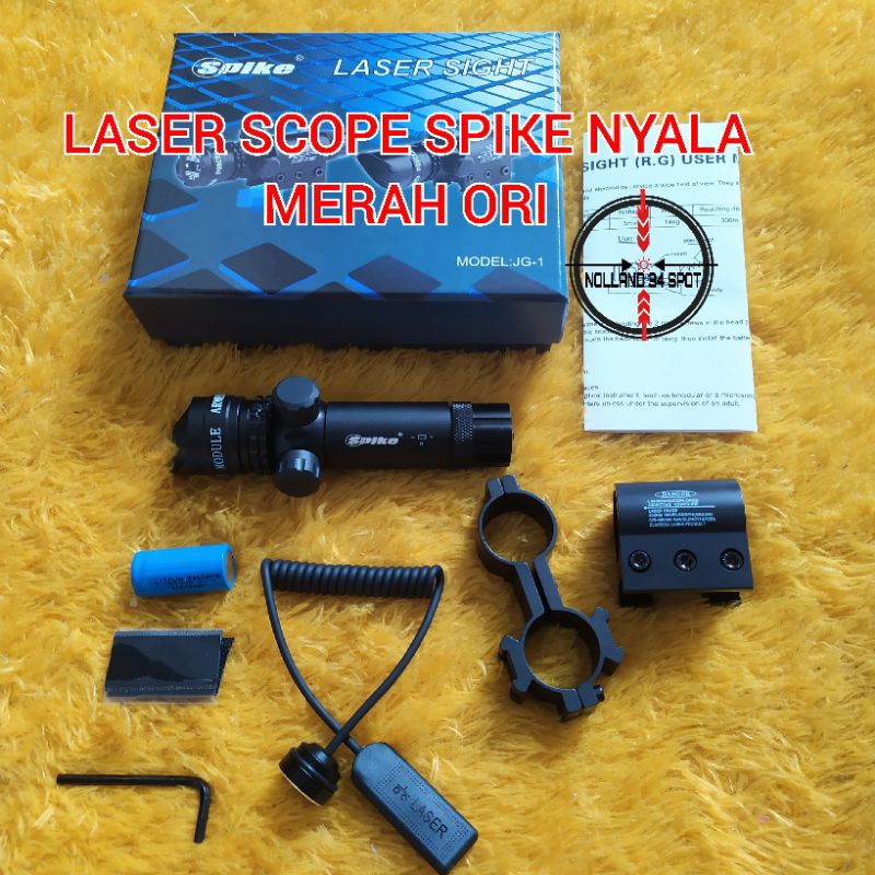 Jual laser scope spike nyala merah | Shopee Indonesia
