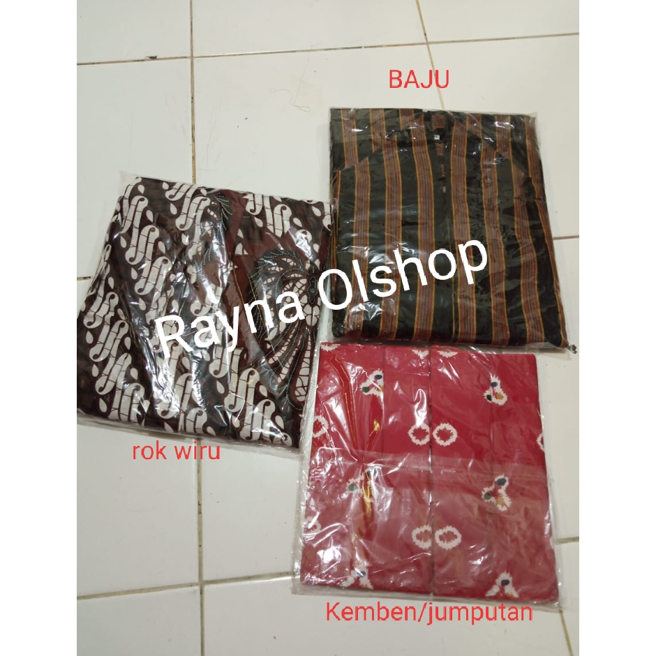 Jual PAKETAN LENGKAP PAKAIAN WANITA KHAS ADAT JAWA SOLO JOGJA, KEBAYA ...