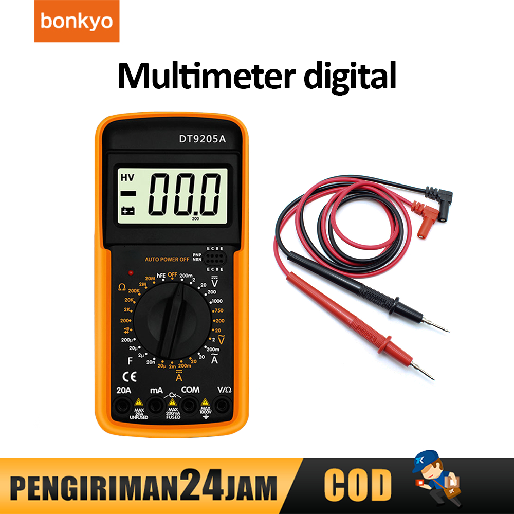Jual Bonkyo Alat Pengukur Multimeter Digital Portable Multimeter desain ...