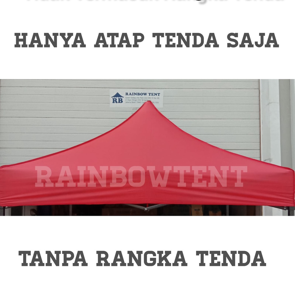 Jual Atap Tenda polyster D420 ukuran 1,5x1,5 | Shopee Indonesia