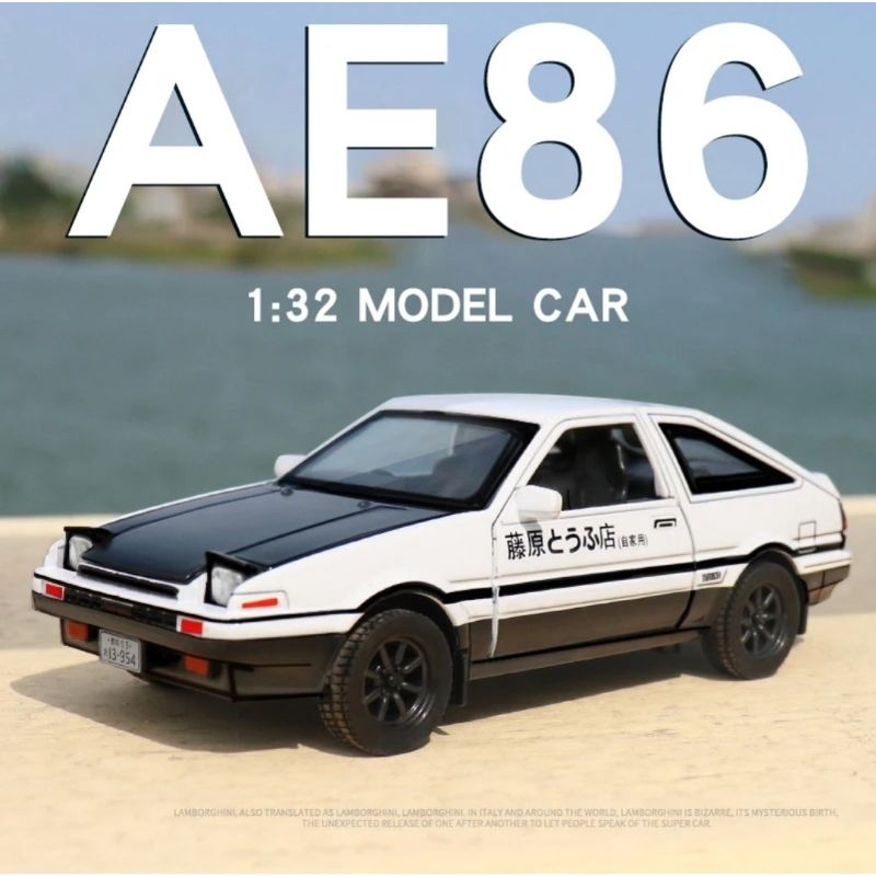 Jual Diecast Mobil Toyota Trueno AE86 Initial D Skala 1:32 ALLOY Mobil ...