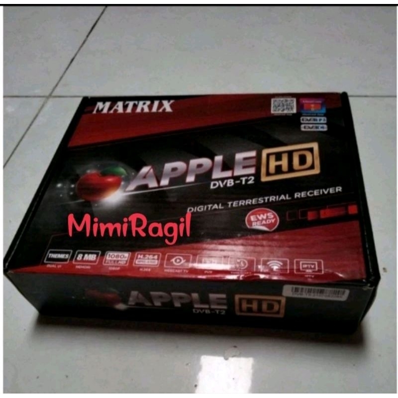 Jual STB -SET TV BOX MATRIX APPLE MERAH | Shopee Indonesia