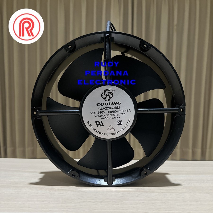 Jual KIPAS FAN AC 220V 220 VOLT 22 CM 22CM TEBAL 6 CM 6CM BULAT ...