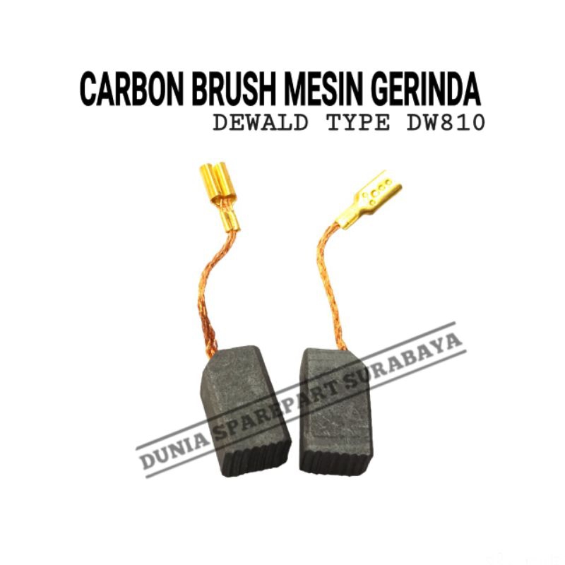 Jual CARBON BRUSH MESIN GERINDA DEWALT DW810 / BROSTEL BOSTEL GURINDA ...