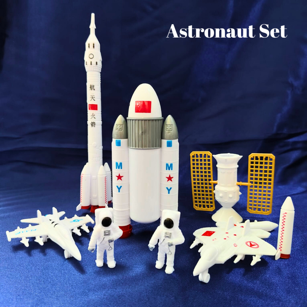 Jual Topper Dekorasi Cake Kue Mainan Luar Angkasa Astronaut Space Besar ...