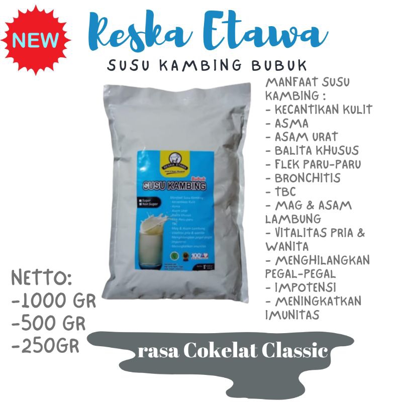Jual Reska Etawa New Varian Cokelat Classic 500gram Grade 1 | Shopee ...