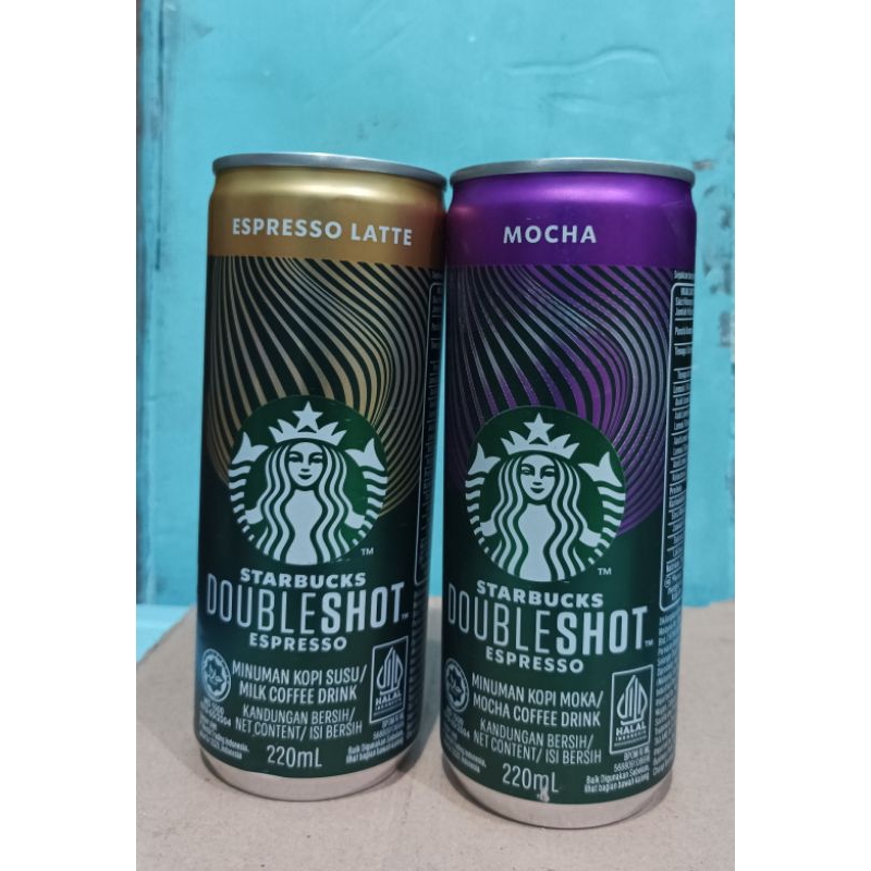 Jual Starbucks 220ml Mocha & Expreso Latte kopi kaleng | Shopee Indonesia