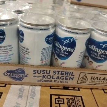 Jual Collagena Susu Steril Dengan Kolagen 189ml 1 dus | Shopee Indonesia