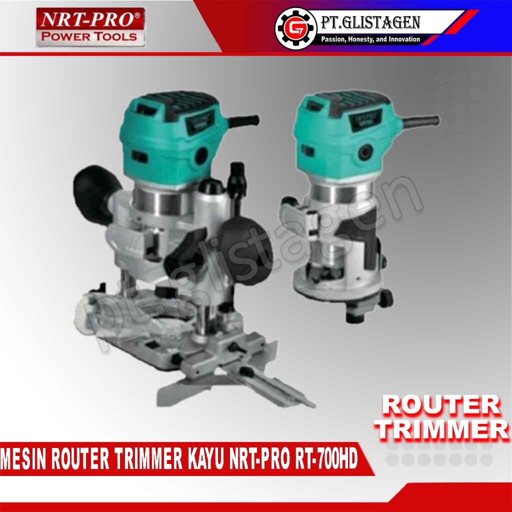 Jual NRT-PRO RT 700 HD Mesin Profil Kayu Router Wood Trimmer 2 in 1 ...