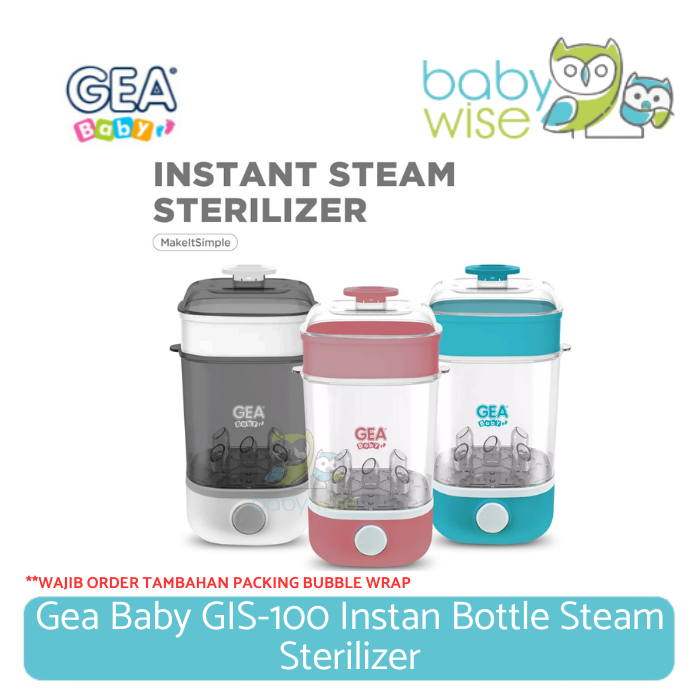 Jual Gea Baby GIS-100 Instan Bottle Steam Sterilizer - Sterilisasi Uap ...