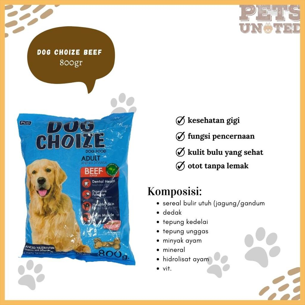 Jual DOG CHOIZE 800GR - Makanan Kering Pakan Anjing Premium Dog Food ...