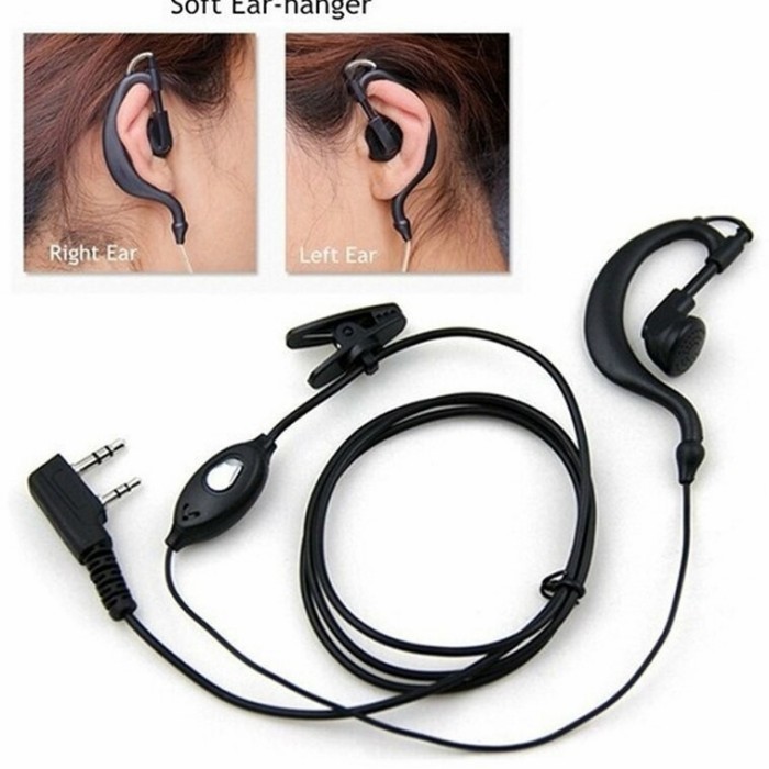 Jual Handsfree HT / Headset walkie talkie / earphone Baofeng / weirwei ...