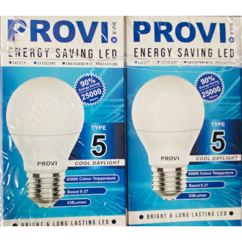 Jual 10 PCS LAMPU PROVI 5W LED LIGHT BULB | Shopee Indonesia
