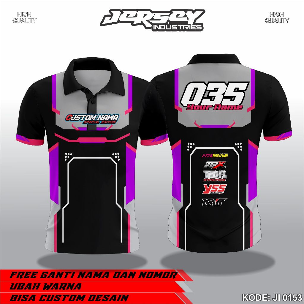 Jual jersey Racing team Balap ( Custom Nama ) - Jersey Racing | Shopee ...