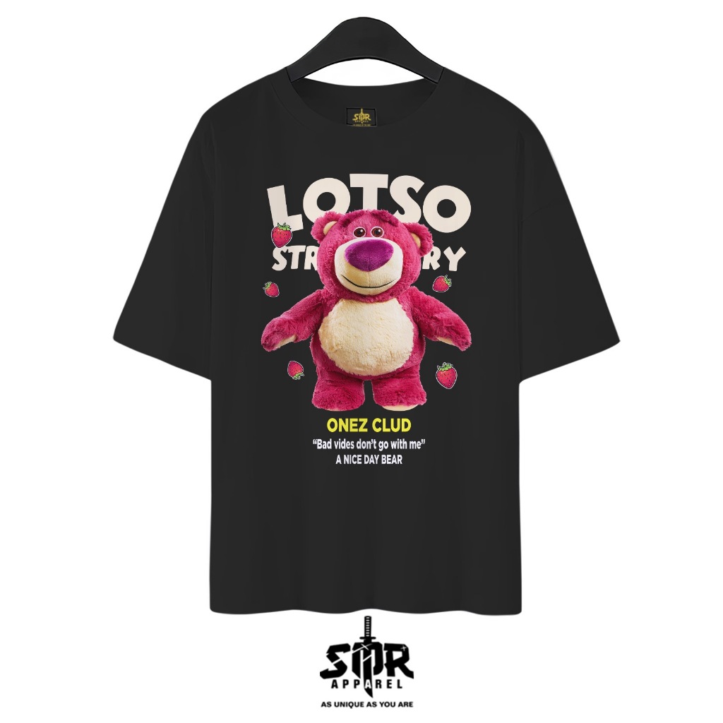Jual SMR APPAREL - Kaos Oversize lotso premium Cotton Combed 24s Pria ...