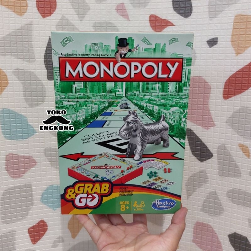 Jual MONOPOLY CLASSIC GRAB AND GO ORIGINAL HASBRO | Shopee Indonesia