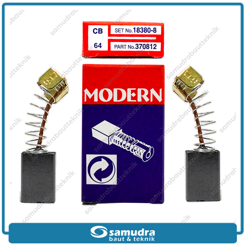 Jual Carbon Brush MODERN CB-64 Arang Sepul Bostel Untuk Mesin Bor Jigsaw | Shopee Indonesia