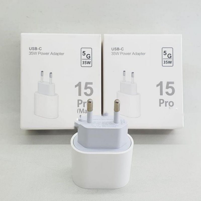 Jual ADAPTER / KEPALA CHARGER 35W || USB-C POWER ADAPTER 15 PRO MAX ...