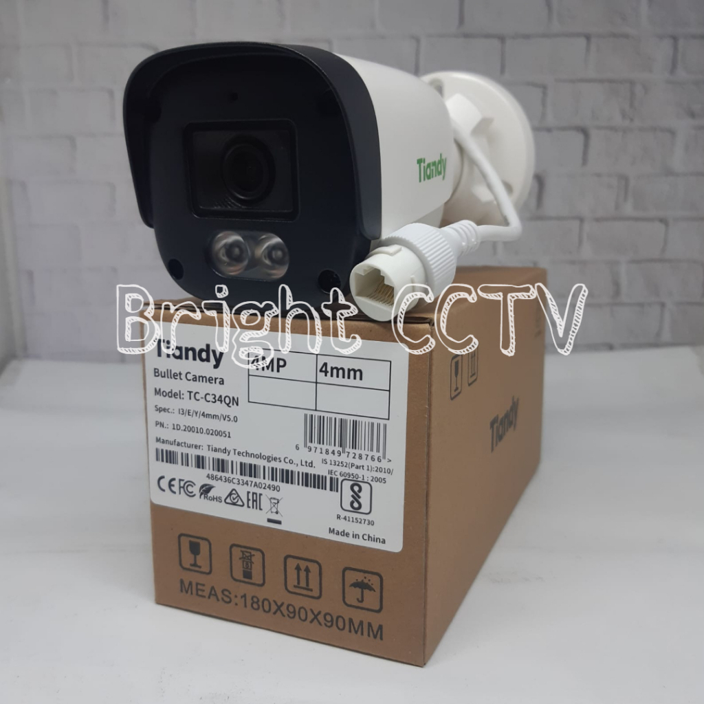 Jual IP CAMERA CCTV TIANDY TC-C34QN 4MP AUDIO POE ONVIF IR OUTDOOR ...