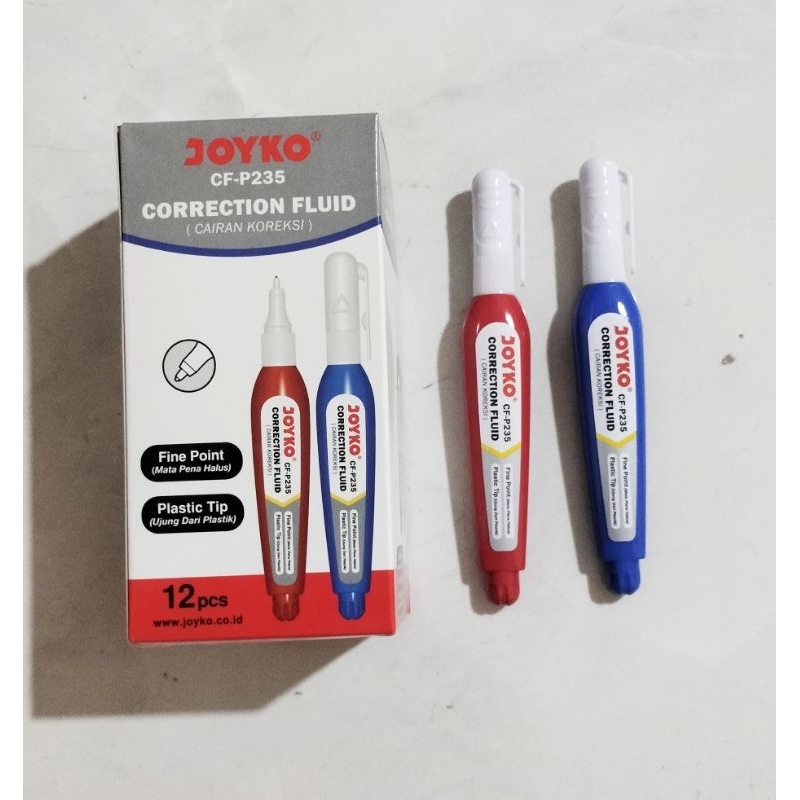 Jual Tipe-X Tipex Tip-Ex Cair JOYKO CF-P235 Correction Fluid Ujung Tip ...