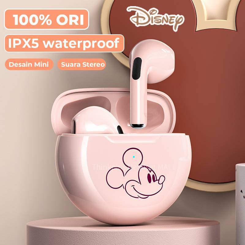 Jual 100% Ori Disney LF135 Earphone TWS Wireless Bluetooth Earbuds TWS ...