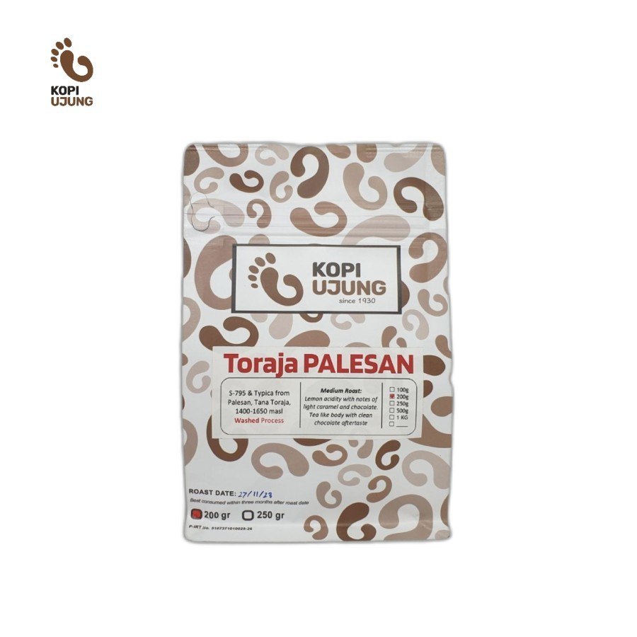 Jual Kopi Ujung Arabica Toraja Palesan 200gram | Shopee Indonesia
