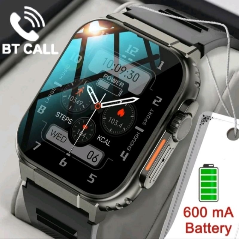 Jual LIGE Layar HD AMOLED Bluetooth layar sentuh jam tangan pria 600mh ...