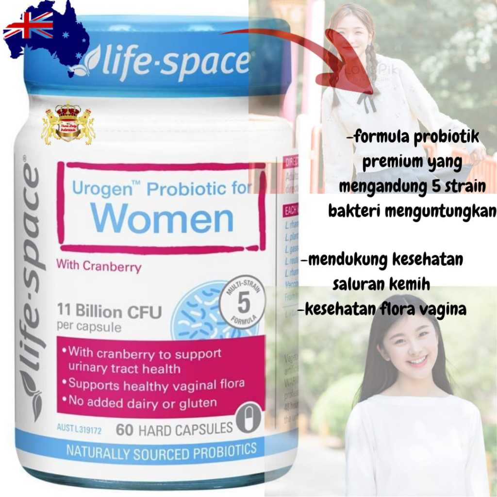 Jual Life Space Urogen Probiotic For Women 60 Capsules | Shopee Indonesia